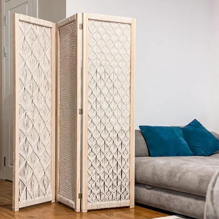Jual Penyekat ruangan macrame sketsel room divider macrame - Kota ...