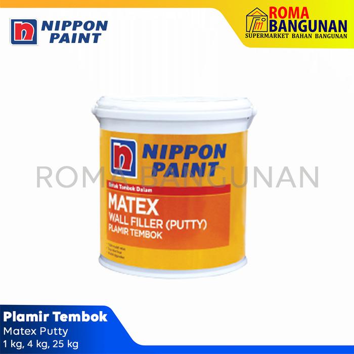 Jual DEMPUL DINDING / PLAMIR TEMBOK NIPPON PAINT MATEX PUTTY 1 KG / 1KG - Kab. Karawang - Roma ...
