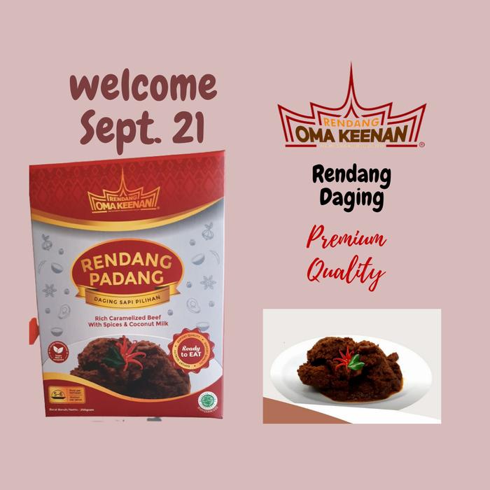 Jual Rendang Daging Oma Keenan Premiun Quality 250 gram - Kota Bekasi ...