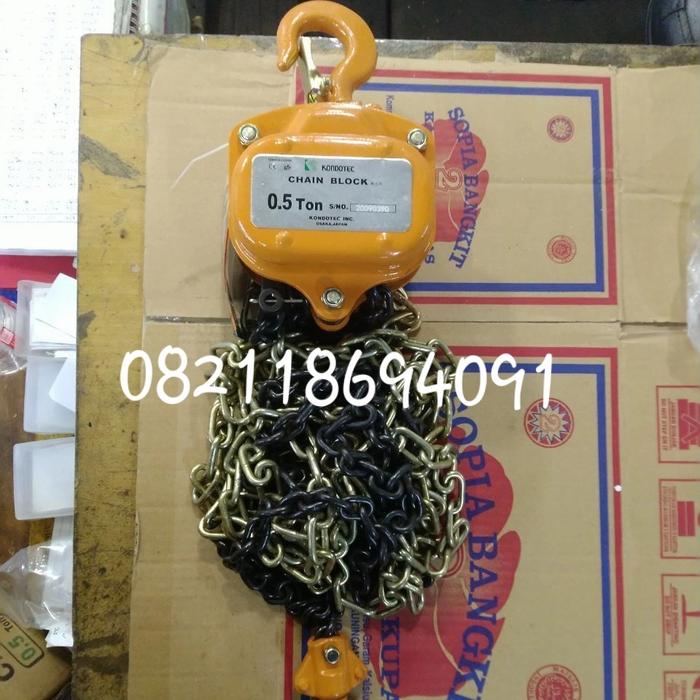 Jual Katrol Chain Block KONDOTEC 0.5 ton x 3 meter Made in JAPAN ...