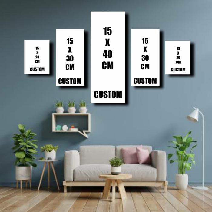 Jual Hiasan Dinding Pajangan Dinding Poster Kayu Satu SetCustom Sehari ...