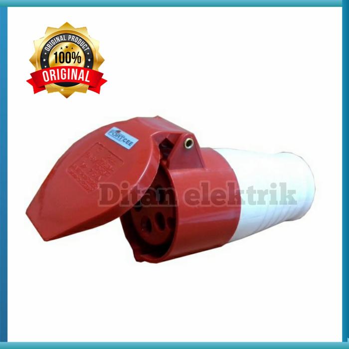 Jual industrial mobile socket / socket genset CEE-215 / 5 pole 16A ...