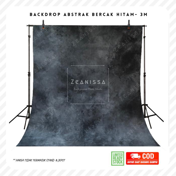 Jual Background Backdrop Foto wisuda wedding produk abstrak hitam ...