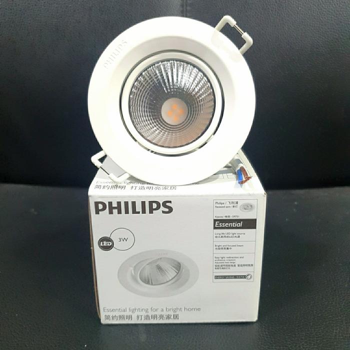 Jual Downlight LED Pomeron Philips 3W/5W/7W (pilih varian) - 3W -2700K ...