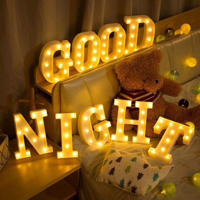 Jual Lampu Huruf A-Z / Alphabet Lamp LED - Kota Semarang - Kadonesia ...