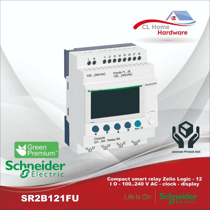 Jual SCHNEIDER SR2B121FU Modular smart relay Zelio Logic - Jakarta Barat - CL Home Hardware ...