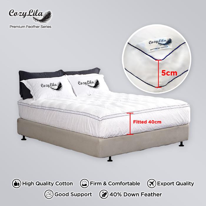 Promo Mattress Topper Bulu Angsa 40% Down (Classic) 160x200 Cicil 0% 3x ...