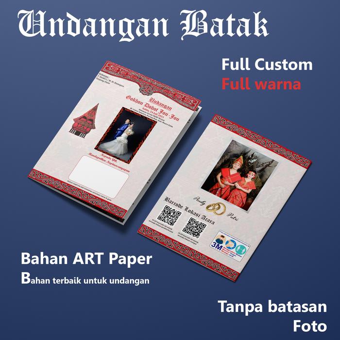 Jual Undangan Adat Batak FULL CUSTOM SEPARASI - Kota Batam - Dylan ...