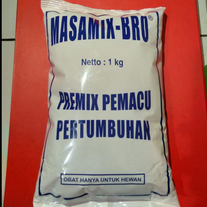 Jual Masamix Bro Premix pemacu pertumbuhan ayam broiler pedaging 1 kg ...