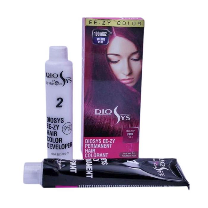 Jual Diosys Pewarna Rambut Permanen Dan Penetral (Bleaching) - 07 PINK ...