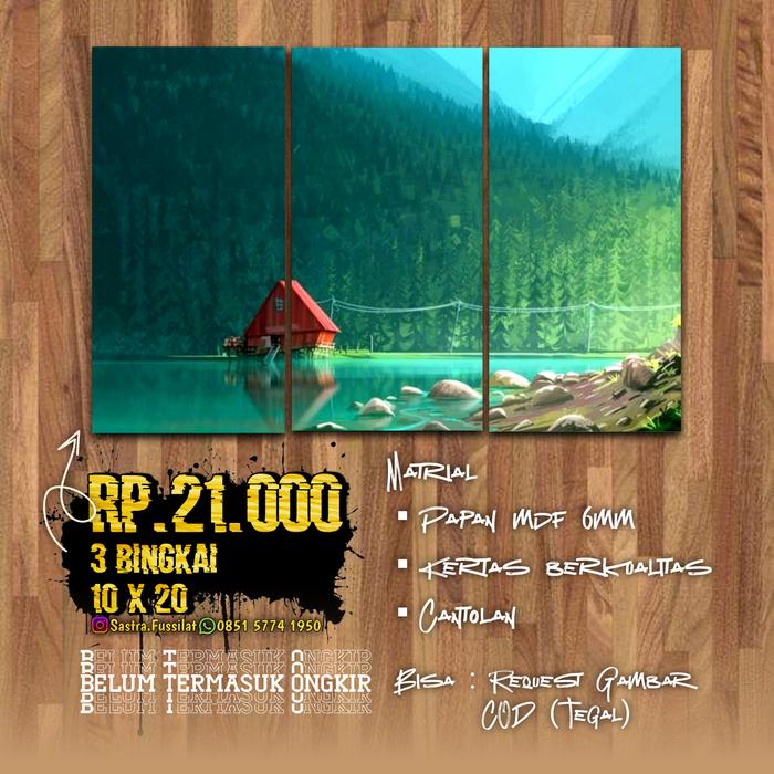 Jual Hiasan Dinding - Place Picture Pemandangan / Bisa Request Gambar ...