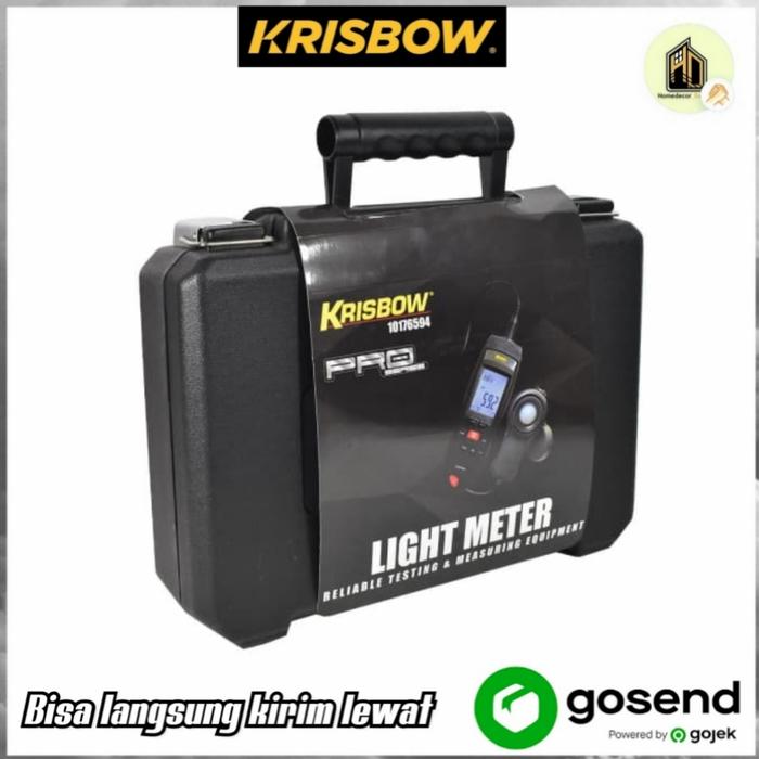 Jual Krisbow Alat Ukur Light Meter Datalogger 400.000 Lux Pro ...