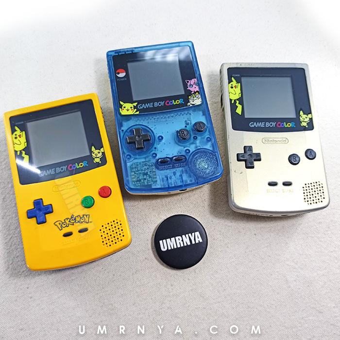 Jual 3 Nintendo Gameboy Color GBC Pokemon Edition Hongkong Yellow blue ...