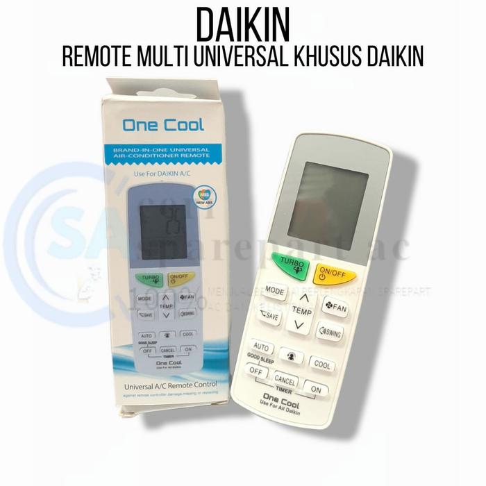 Jual REMOTE AC DAIKIN Multi semua merk Universal DAIKIN Remot control ...