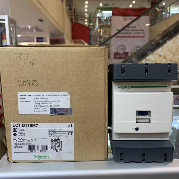 Jual kontaktor/contactor lc1d115 schneider 220v - Jakarta Pusat - Kenz ...