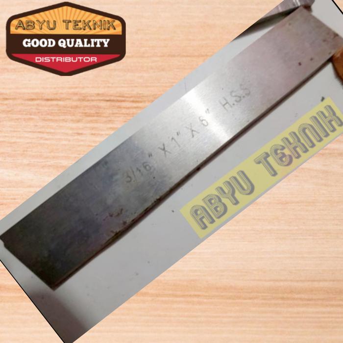 Jual PAHAT BUBUT HSS FLAT CUT 3/16 X 1 X 6INCH HSS GOOD QUALITY ...