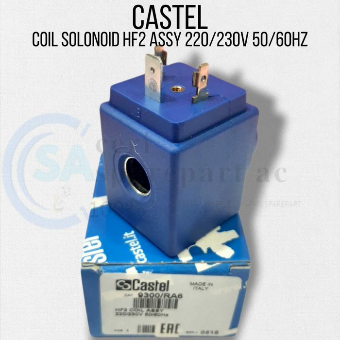Jual CASTEL SOLENOID VALVE SOLONOID CASTEL HF2 COIL - Jakarta Pusat ...