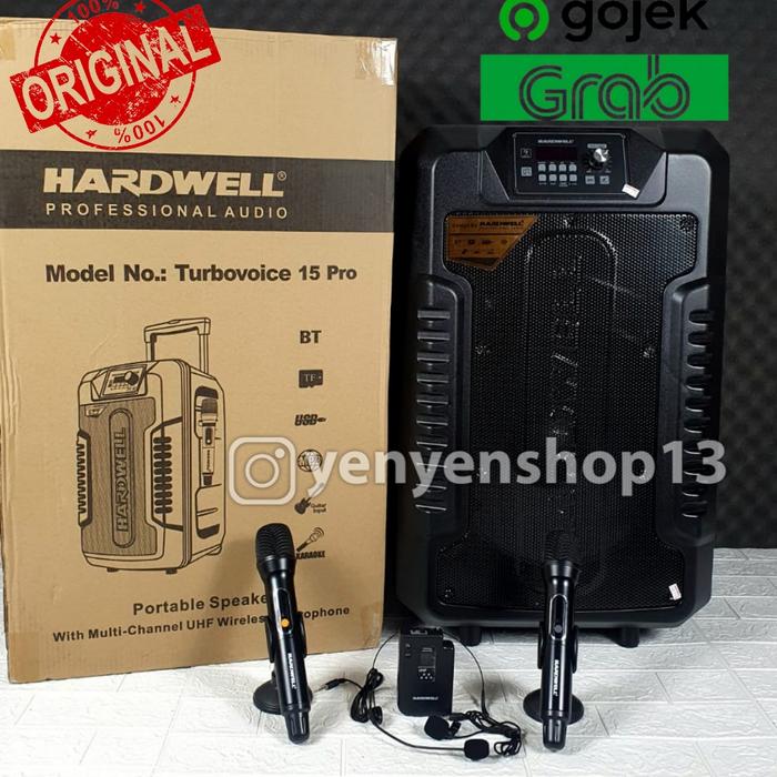 Jual Speaker portable Hardwell 15 inch Turbovoice 15 Pro - Jakarta ...