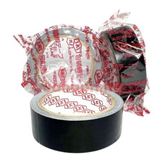 Jual LAKBAN HITAM BESAR / LAKBAN KAIN HITAM SKS 2" / Cloth Tape Hitam ...
