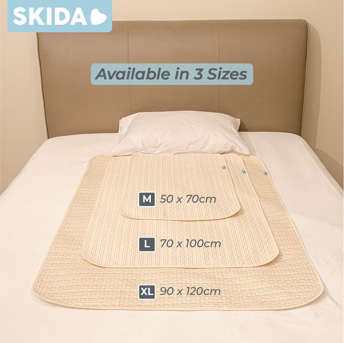 Jual Skida Waterproof Pad Bamboo Changing Mat Alas Ompol Perlak Bayi ...