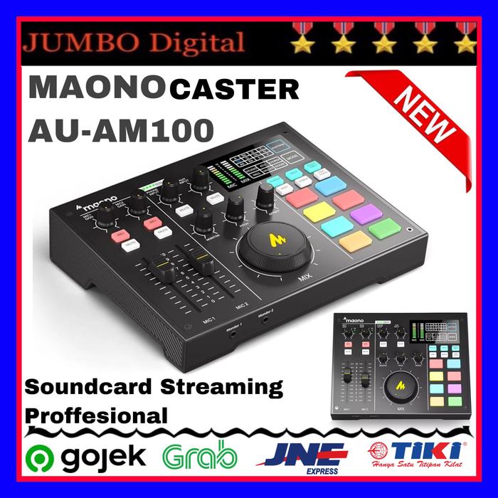 Jual Maono AU-AM100 monocaster Soundcard streaming podcast - Jakarta ...
