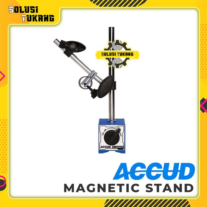 Jual Magnetic Stand Base Universal ACCUD Stand Dial Indicator - Jakarta Utara - Solusi Tukang ...