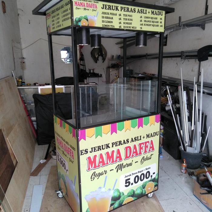 Jual Gerobak es jeruk peras / Es jeruk madu / Booth jeruk - Kota Bekasi ...