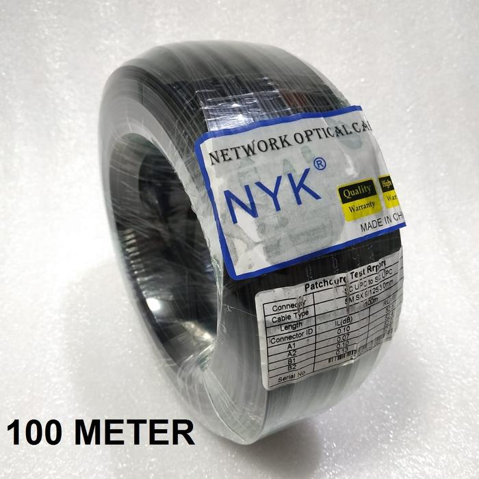 Jual Kabel Fiber Optik Optic Drop Cable SM SC UPC M-M Patch Cord FTTH ...