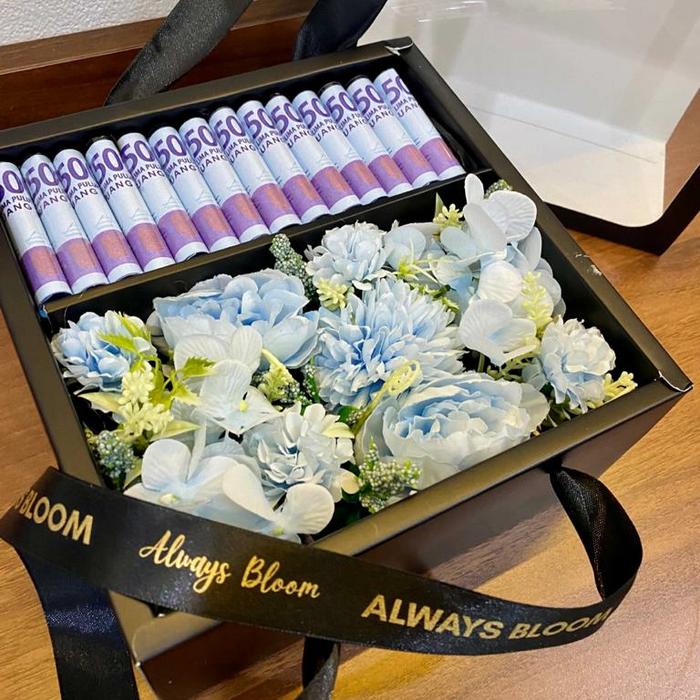 Jual FLOWER BOX/BUKET BUNGA UANG/BUNGA BOX/KADO BUNGA ULANG TAHUN ...
