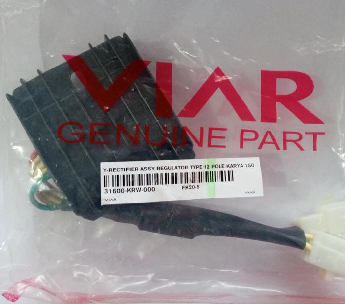 Jual RECTIFIER ASSY REGULATOR TYPE 12 POLE VIAR KARYA 150/ KIPROK VIAR ...