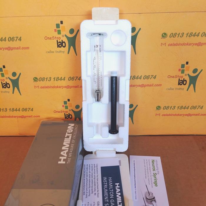 Jual HAMILTON 81520 Gas Tight Syringe cap 5 ML Luer Lock (Exclude ...