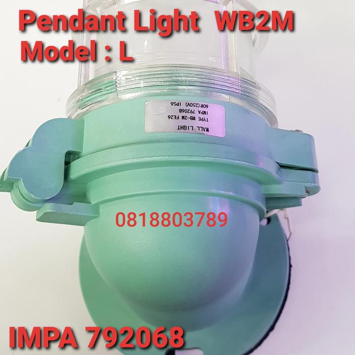 Jual Marine Pendant Light L Type, IMPA 792068 WB2M - Jakarta Barat ...