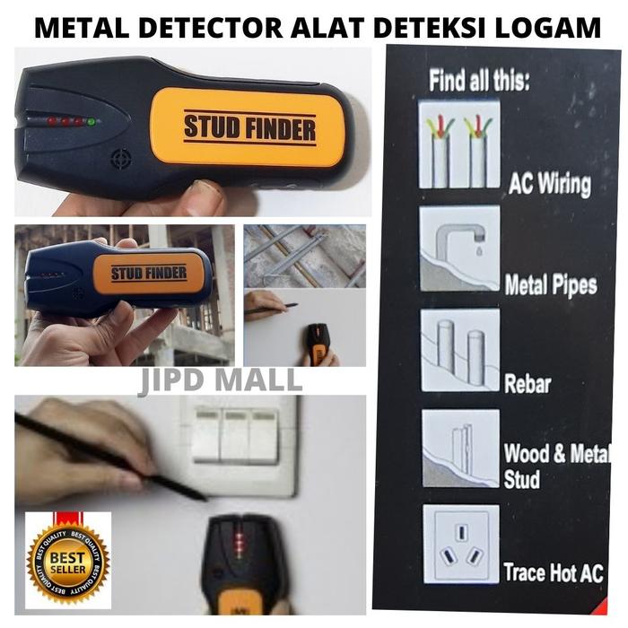 Jual Metal Detektor Alat Deteksi Besi Kabel Besi Stud Finder Wall ...