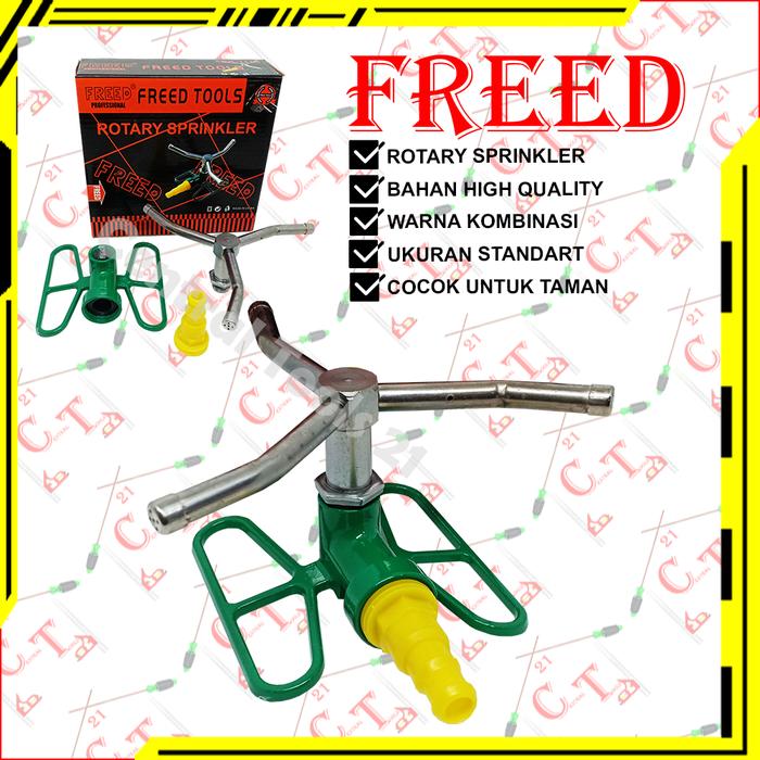 Jual Shower Semprotan Taman Putar Rotary Sprinkler 3 Kaki Body Besi ...