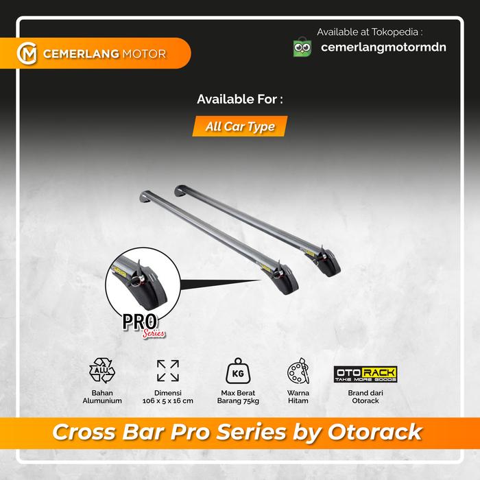 Promo Crossbar Cross Bar Otorack Pro Series Universal Model Jepit Body ...