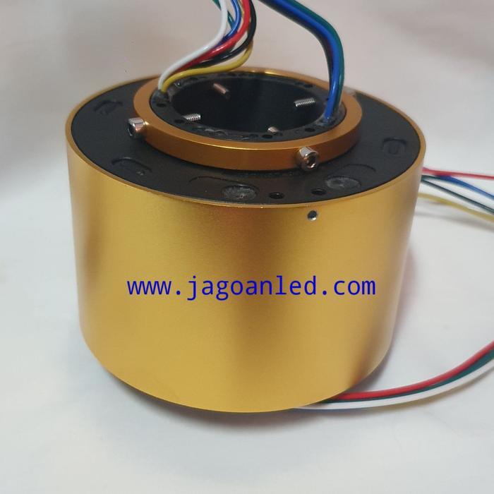 Jual Rotating Cable Slip Ring Diameter In 50mm OD 119mm 12 Cable / 12 ...