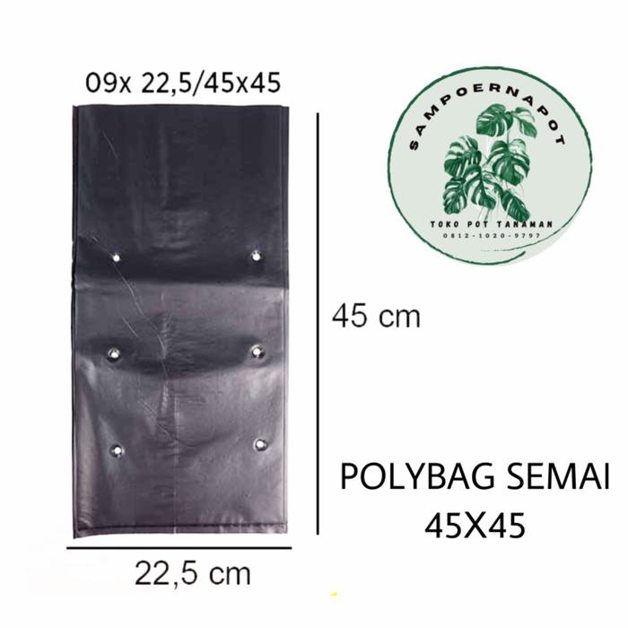 Jual polybag plastik super semua ukuran 1kg 12cm - 60cm untuk menanam ...