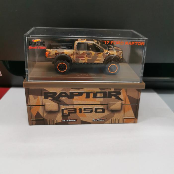 Jual Hot Wheels RLC 17 Ford Ranger Raptor F150 F-150 Army dessert dino ...