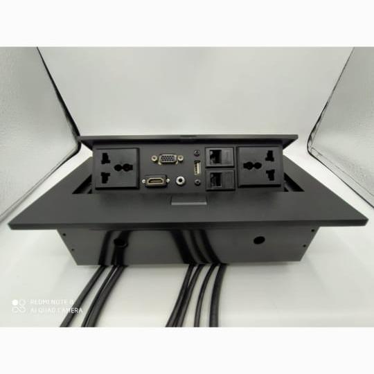 Jual Floor Box Soket HDMI, VGA, USB , LAN dan Stop Kontak listrik ...