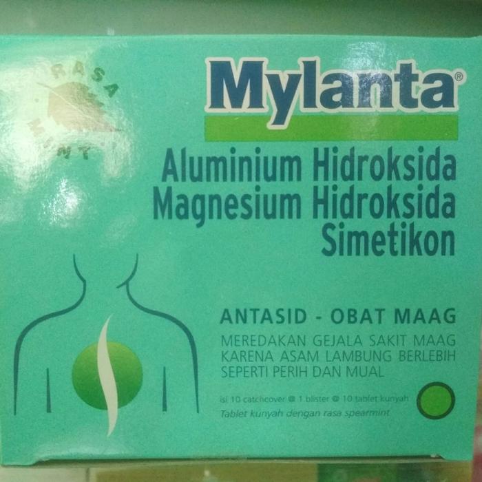 Jual Mylanta Tablet Box isi 100 Original - Milanta Tablet Obat Maag ...