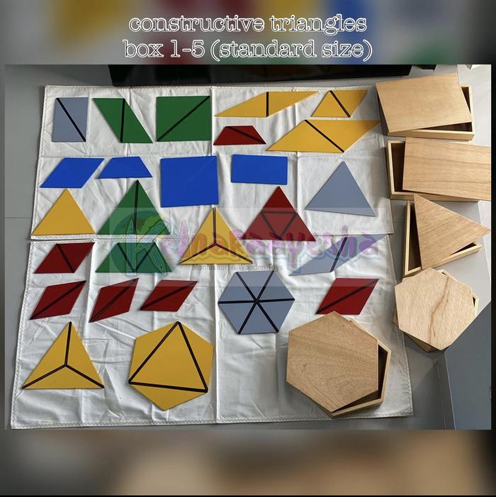 Jual Constructive Triangles montessori (dapat 5 box) - Kab. Jombang ...