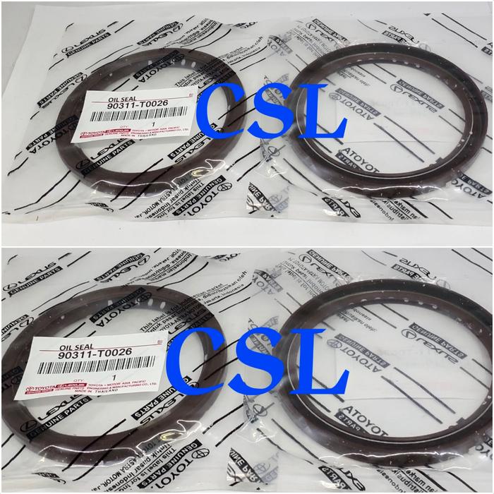 Jual OIL SEAL CRANK SHAFT INNOVA HILUX FORTUNER BENSIN 90311-T0026 ...