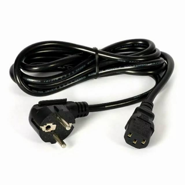Jual Kabel Power AC Cord utk Komputer/Printer Dot Matrik/Monitor - Kab ...