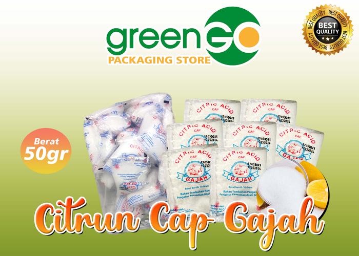 Jual CITRUN CAP GAJAH CITRIC ACID 50GR SACHET ASAM SITRAT SITRUN SATUAN ...