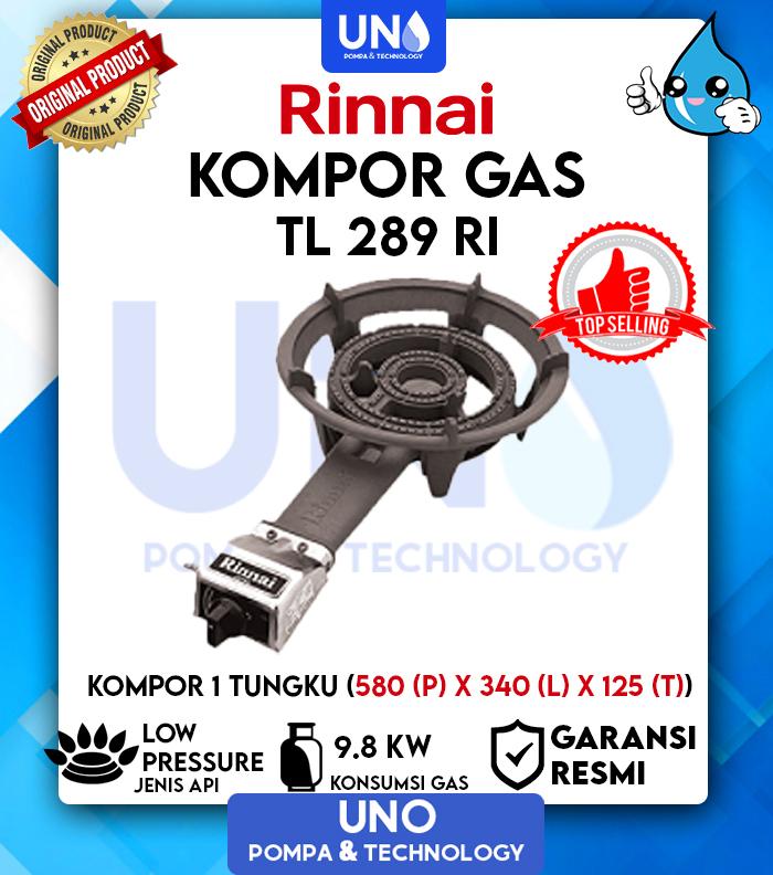 Jual Kompor Gas Tungku 1 Tekanan Rendah Rinnai TL 289 Ri - Jakarta ...