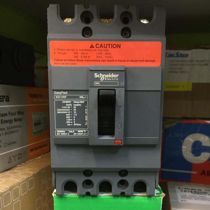 Jual MCCB EZC 3P 100F 30A Schneider - Jakarta Pusat - POEMA ELECTRIC | Tokopedia