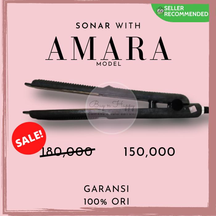 Jual Catokan Rambut Sonar Amara Sn-820 Catok Rambut 2 In 1 Original ...