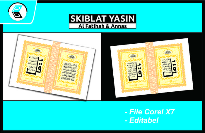 Jual File Skiblat Yasin | CDR Corel x7| Editabel | alfalaq & annas ...