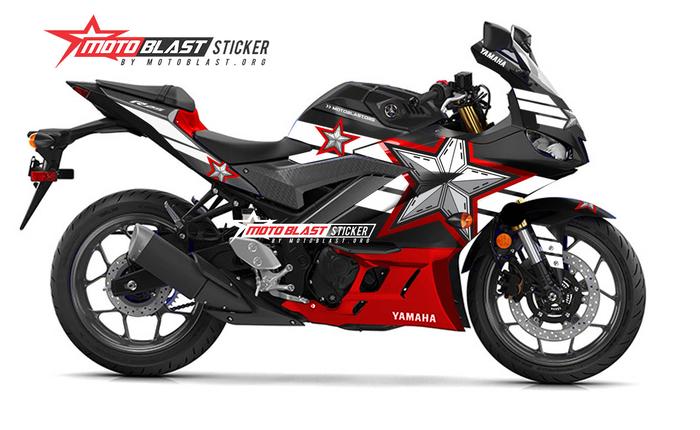 Jual Decal Sticker Motor Motoblast - New R25 Livery Capt America-Full ...
