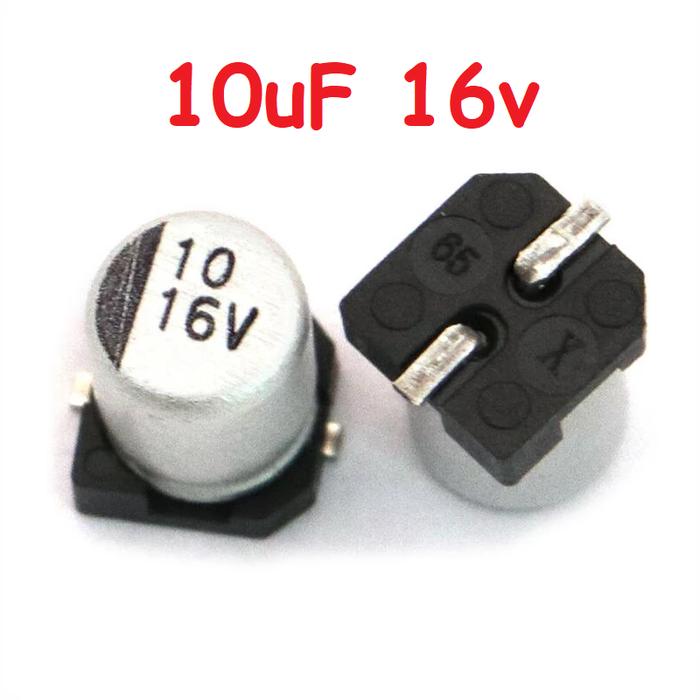 Jual ELCO SMD 10UF 16V Capacitor ELKO Kapasitor Solid - Kota Depok - JW ...